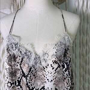 Cami NYC | Tops | Cami Nyc Python Snake Print Silk Tank Size M | Poshmark